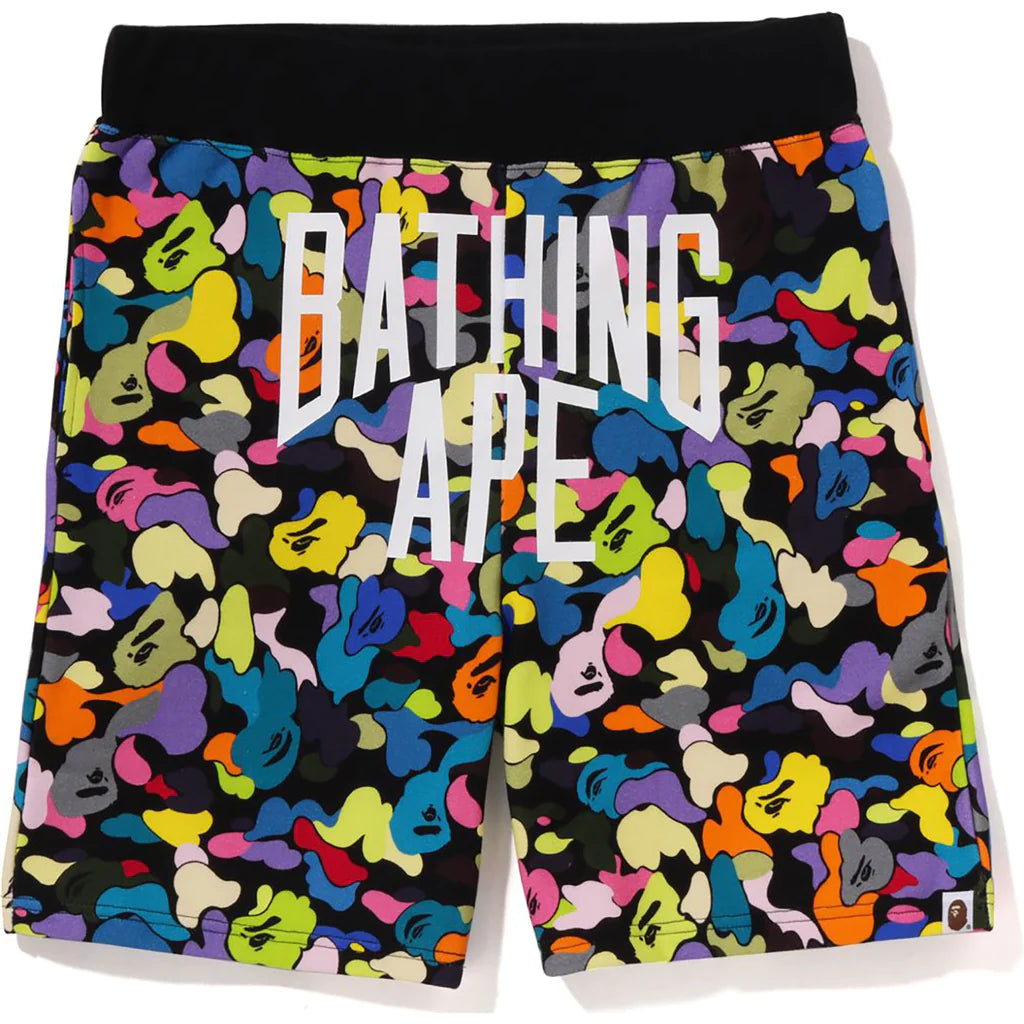 ShopMeta – Bape Multi Camo NYC Logo Shorts Black