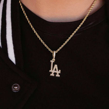 ShopMeta – Shop GLD Los Angeles Dodgers Logo Micro Pendant - Gold